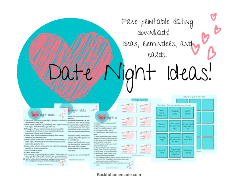 Dating Your Spouse - Back to Homemade