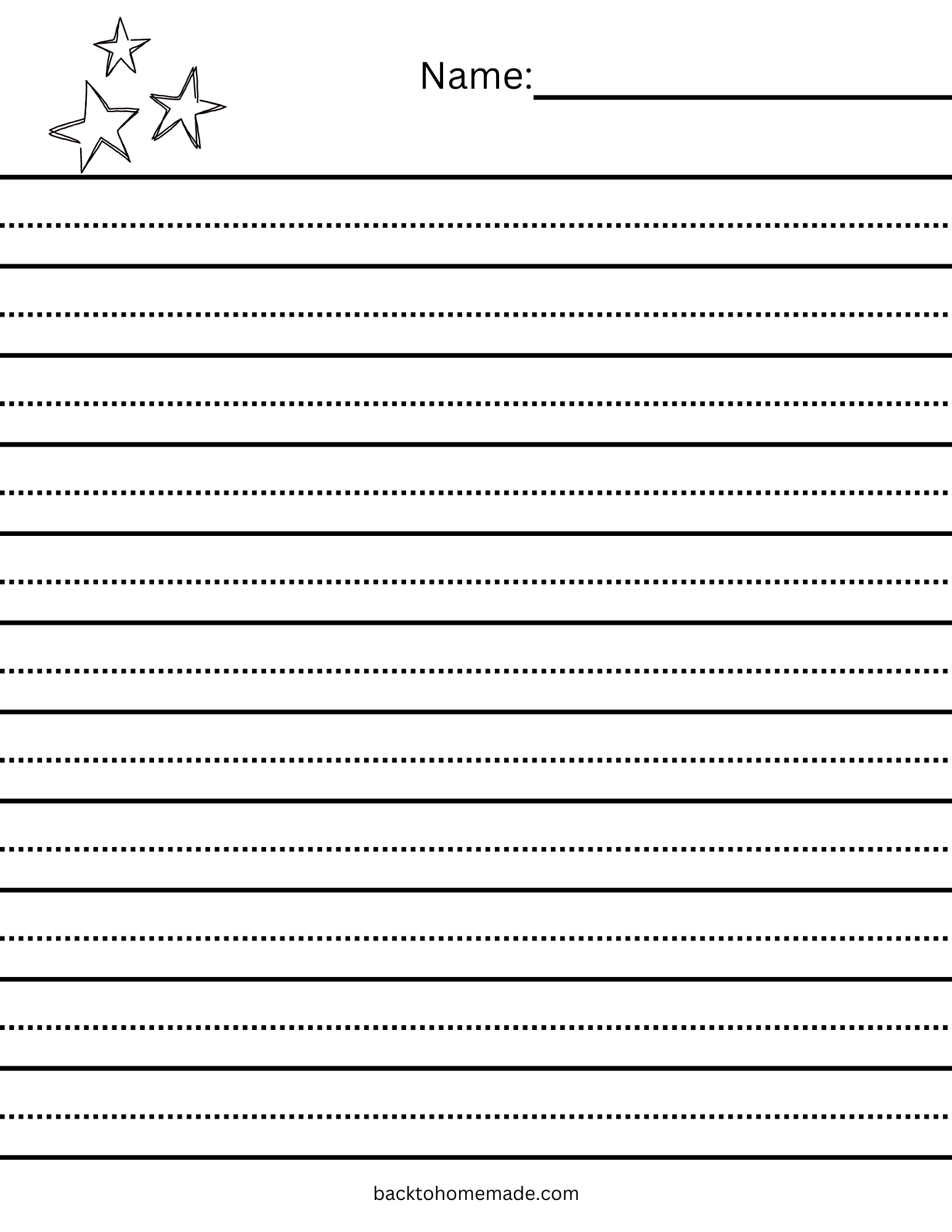 Printables - Back to Homemade