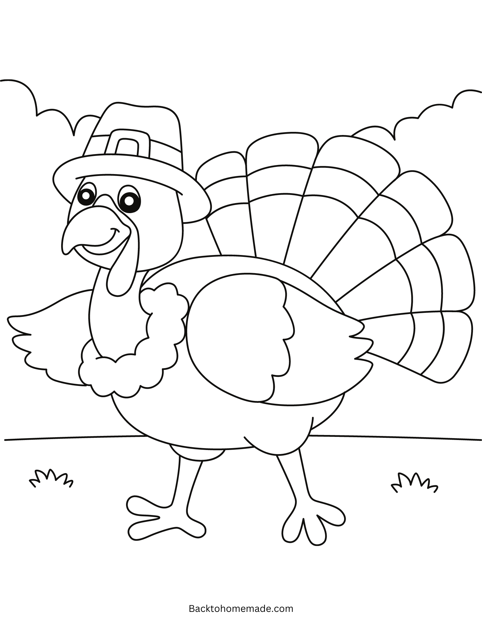 Free Thanksgiving Coloring Sheets - Back to Homemade